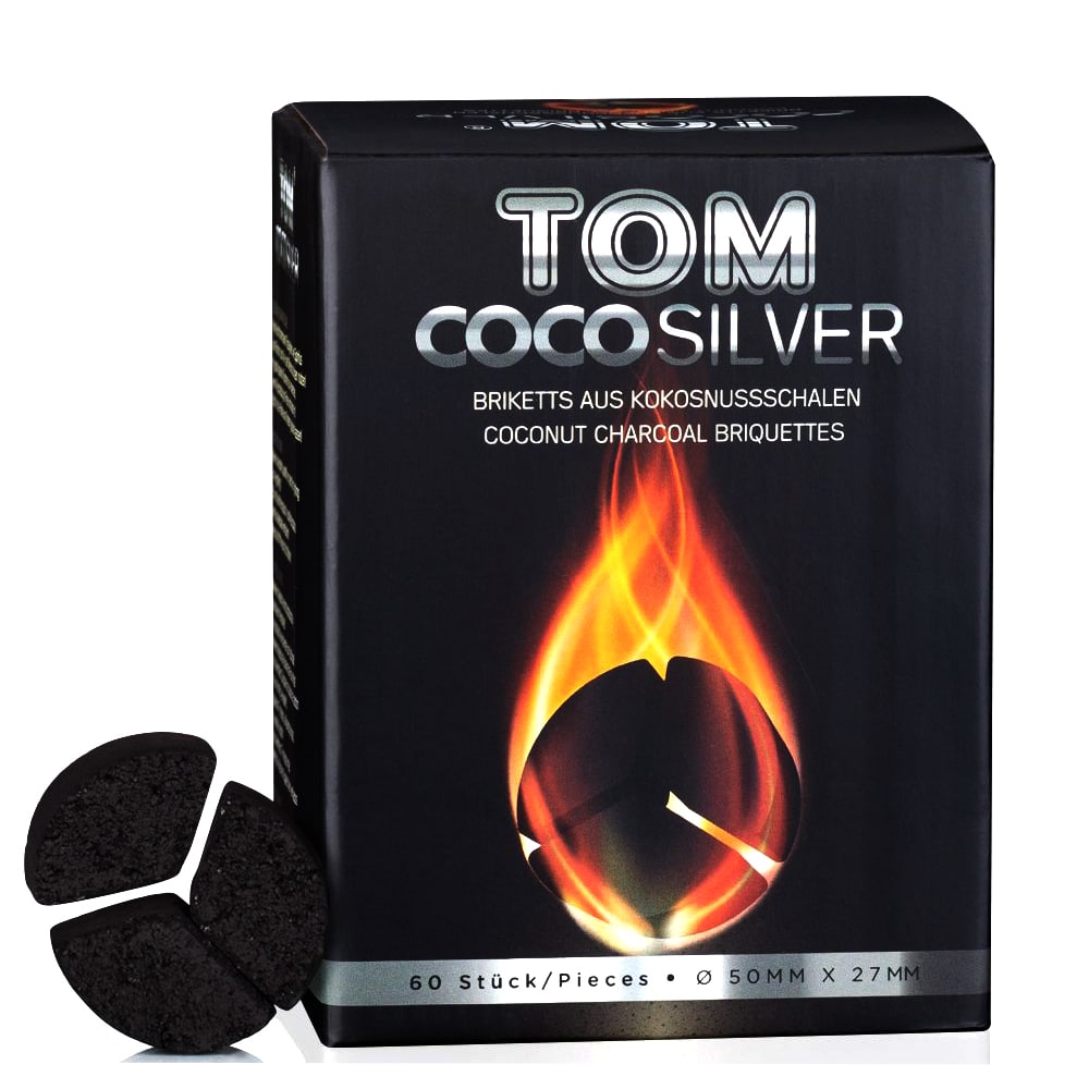 TOM COCO - SILVER Charcoal Shisha 1Kg