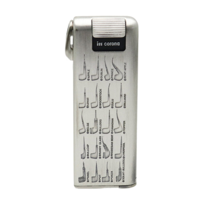 CORONA - Pipemaster Pewter Pipe Shapes Pipe Lighter (33-7415)