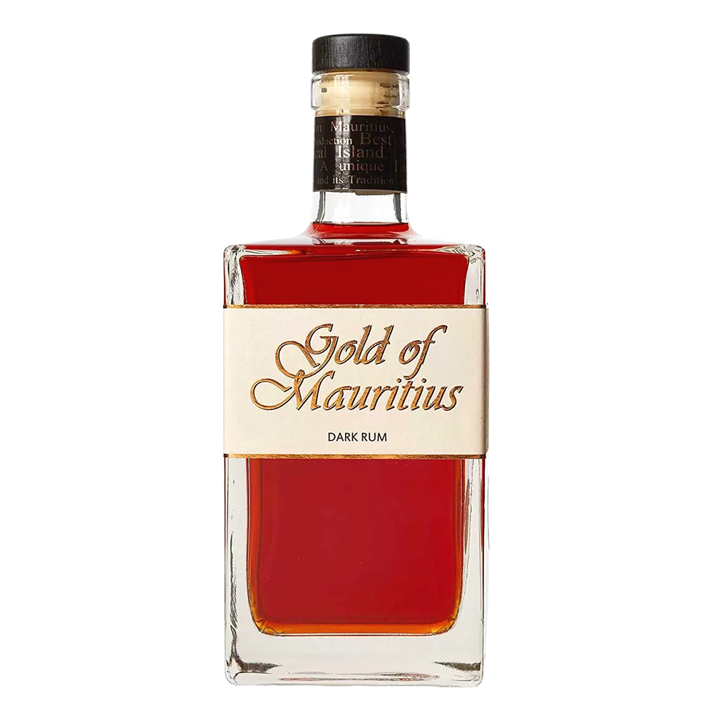 LITCHQUOR - Gold of Mauritius Dark Rum 40% 700ml